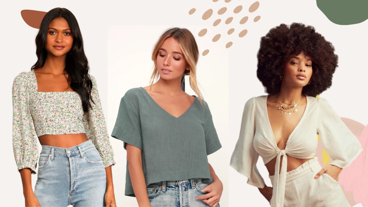 Trendy Crop Top For Women's Wear On Lulus Sale - A Fashion Lady